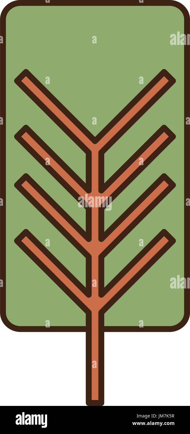 tree nature symbol Stock Vector Image & Art - Alamy