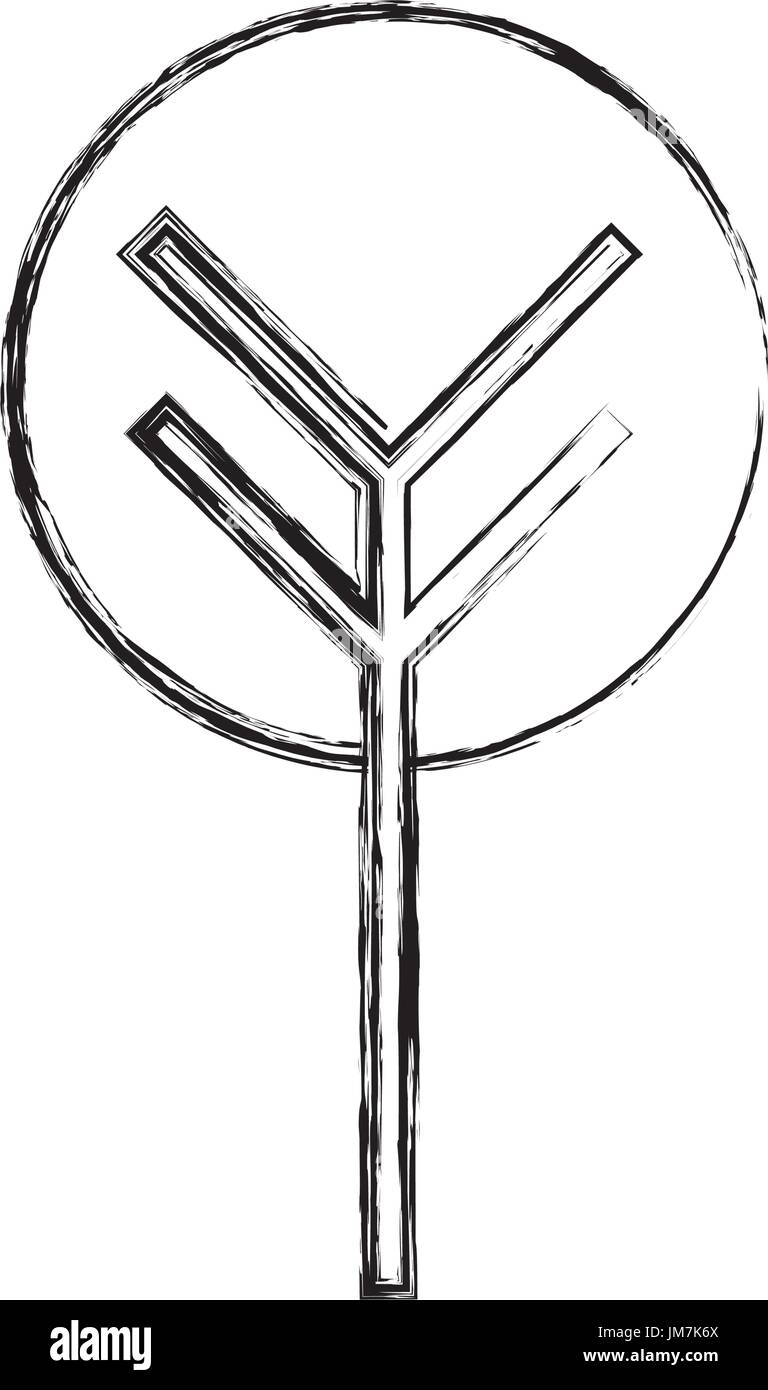 tree nature symbol Stock Vector Image & Art - Alamy