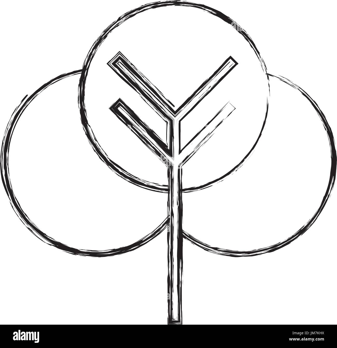 tree nature symbol Stock Vector Image & Art - Alamy