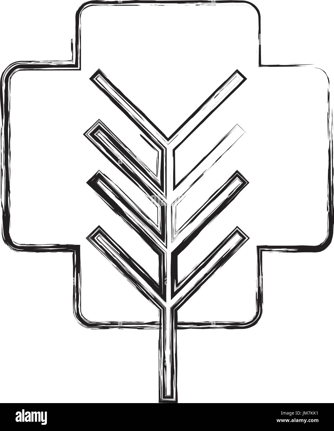 tree nature symbol Stock Vector Image & Art - Alamy