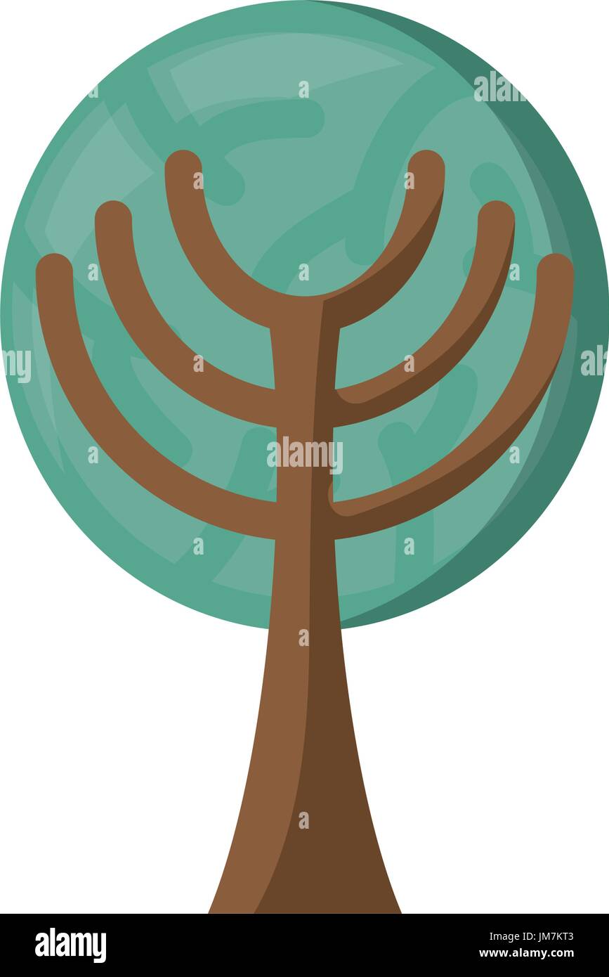 tree nature symbol Stock Vector Image & Art - Alamy