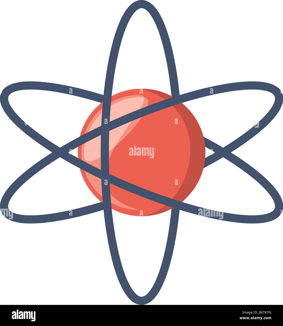 Atom science symbol Stock Vector Image & Art - Alamy