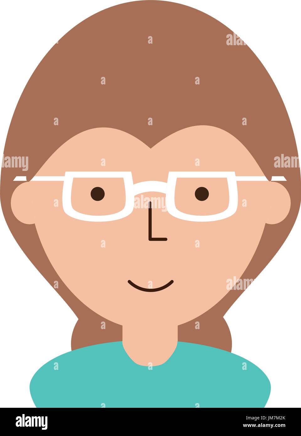 Woman with glasses cartoon Stock Vector Image & Art - Alamy