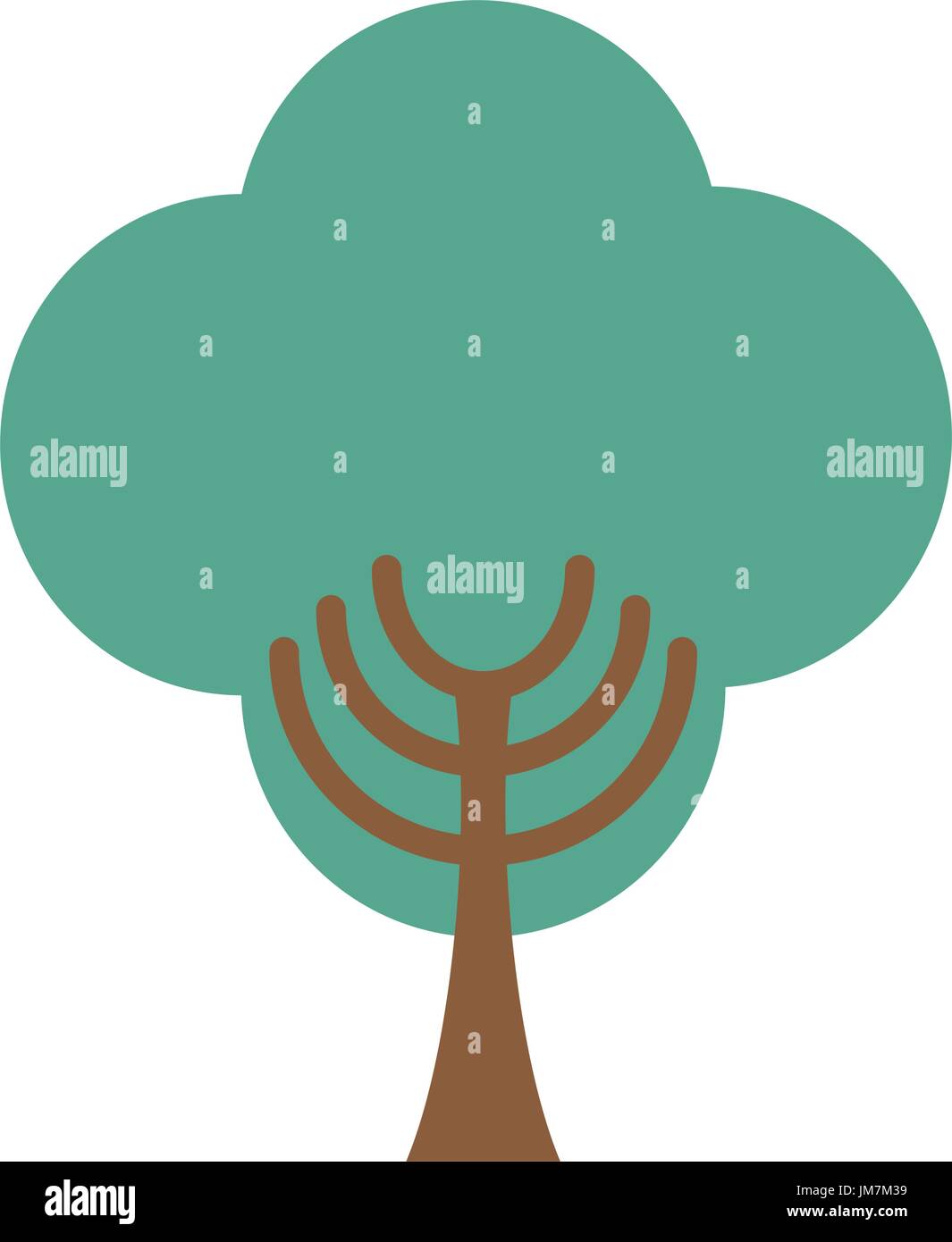 tree nature symbol Stock Vector Image & Art - Alamy