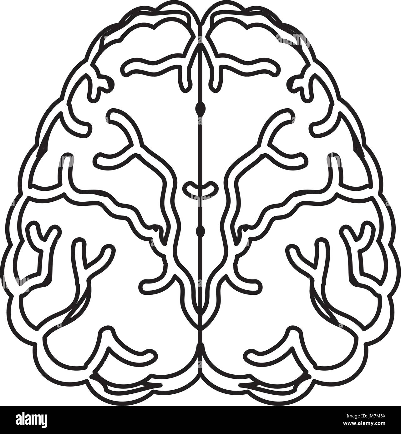 Human brain symbol Stock Vector Image & Art - Alamy