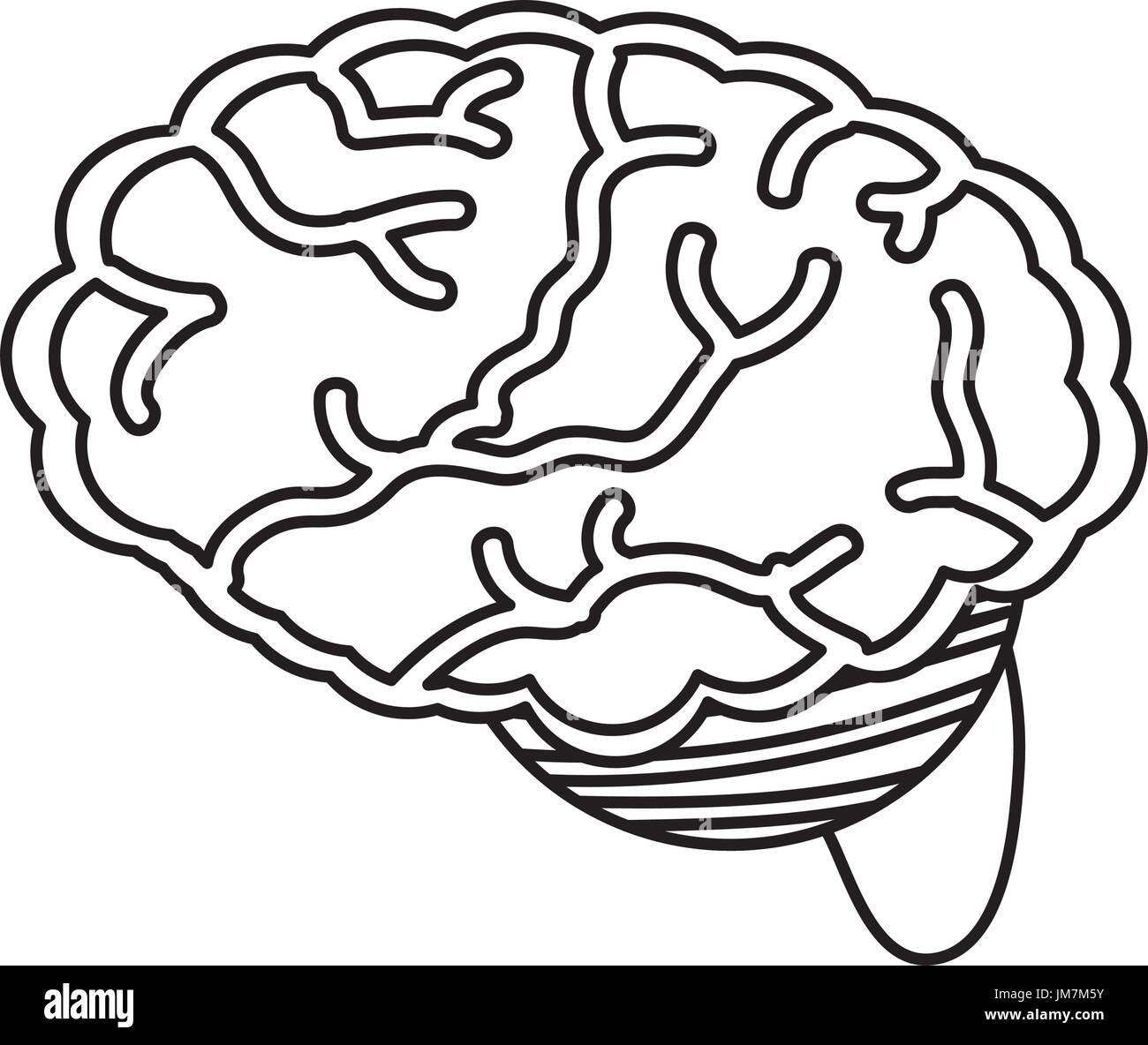 Human brain symbol Stock Vector Image & Art - Alamy