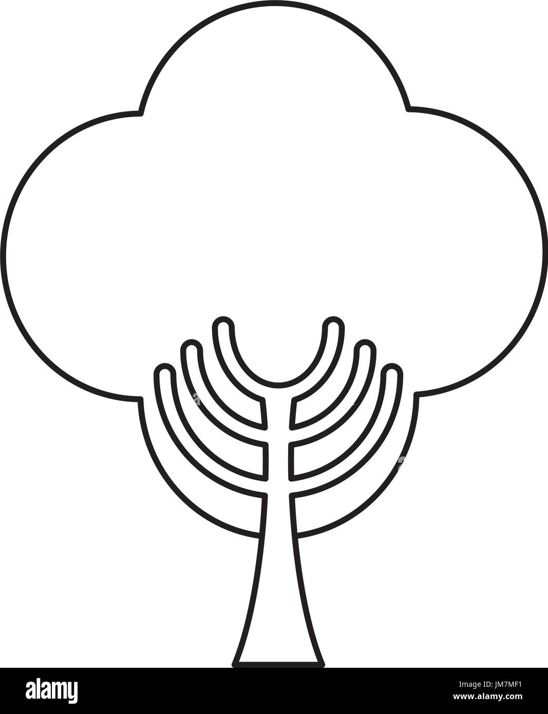 Tree eco symbol Stock Vector Image & Art - Alamy