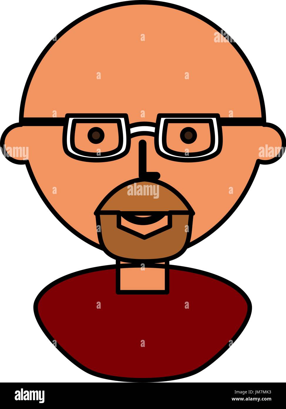 Man with glasses cartoon Stock Vector Image & Art - Alamy