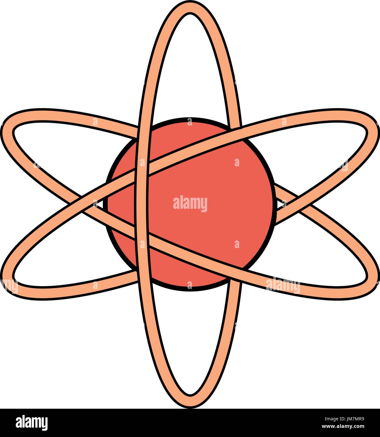 Atom science symbol Stock Vector Image & Art - Alamy
