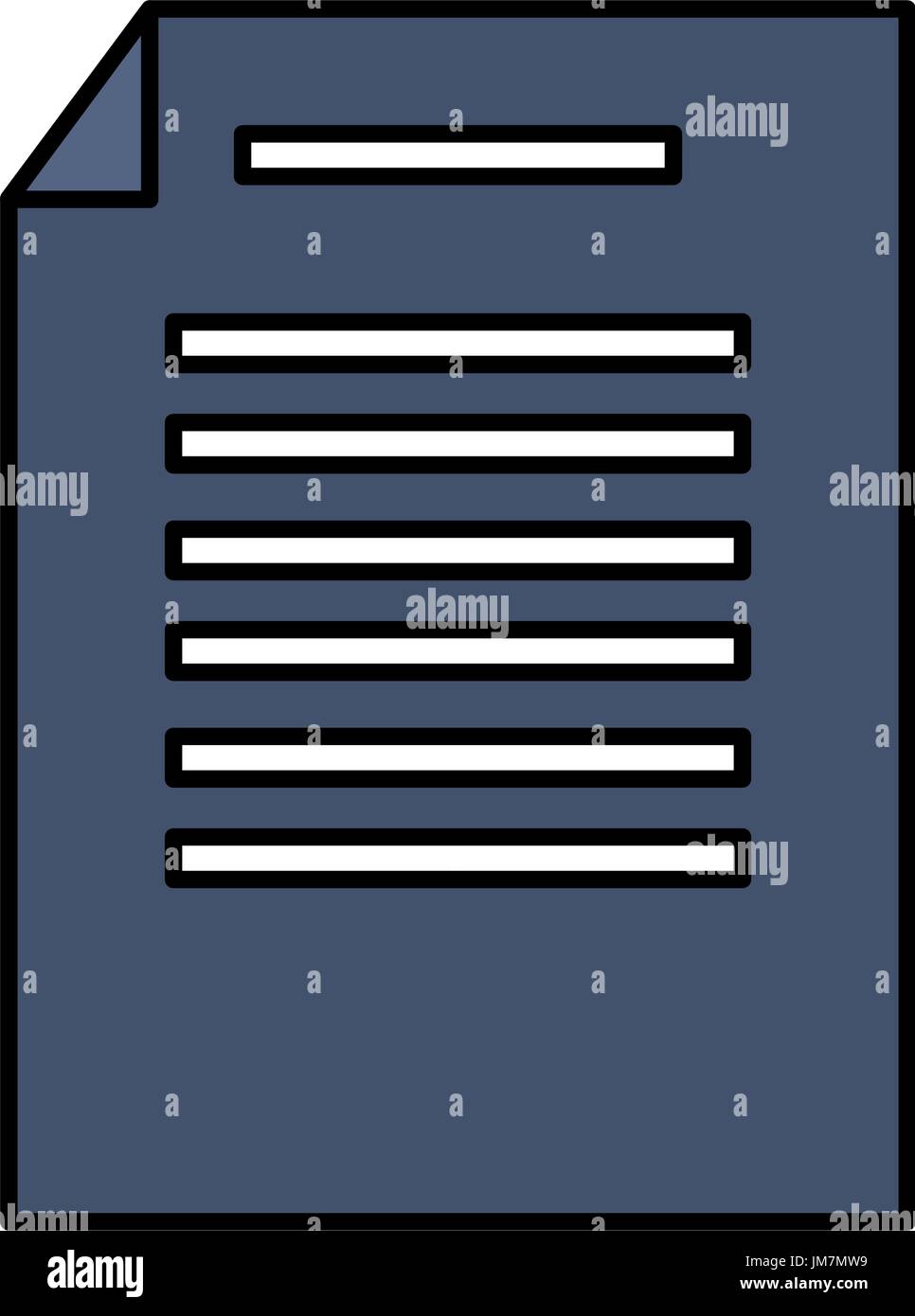 Sheet with bent corner Stock Vector Image & Art - Alamy