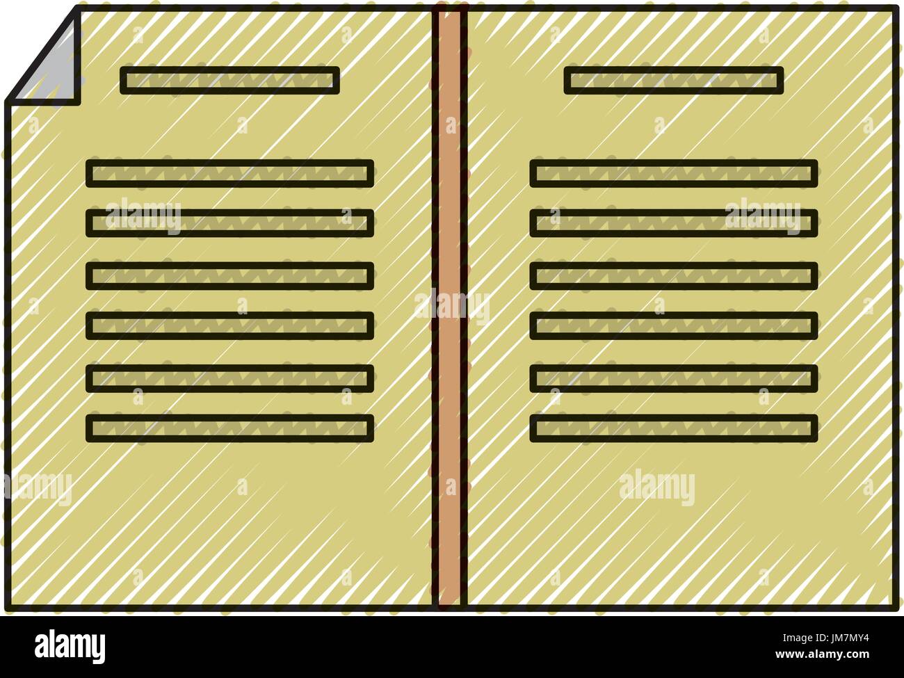 Sheet with bent corner Stock Vector Image & Art - Alamy
