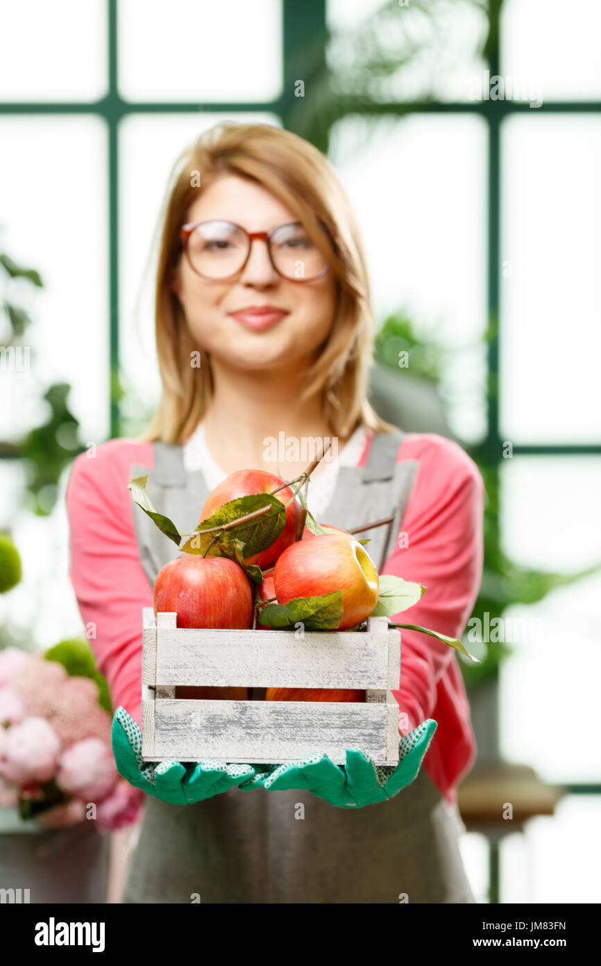 Apples model hi-res stock photography and images - Alamy