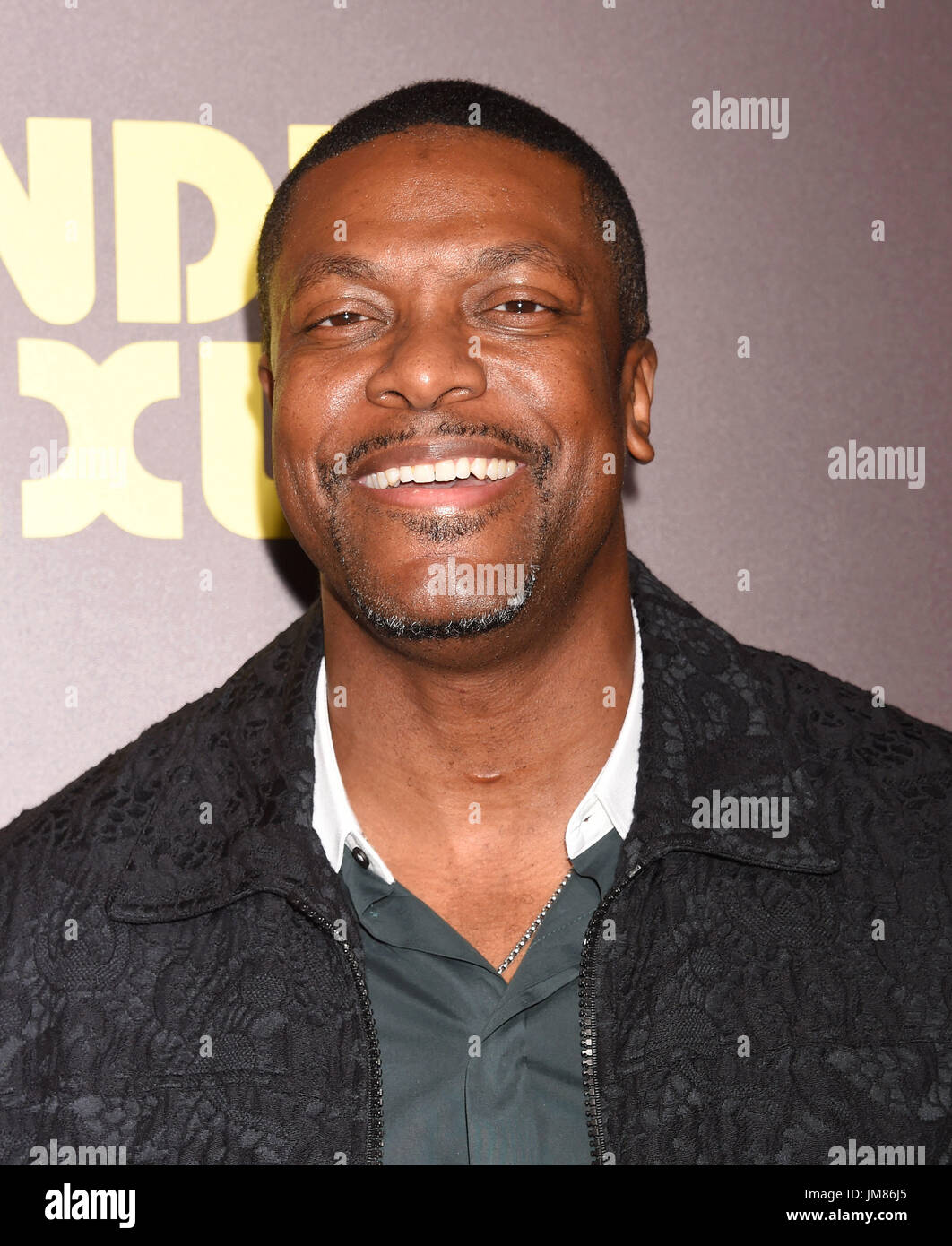 CHRIS TUCKER US film actor in April 2017. Photo: Jeffrey Mayer Stock ...