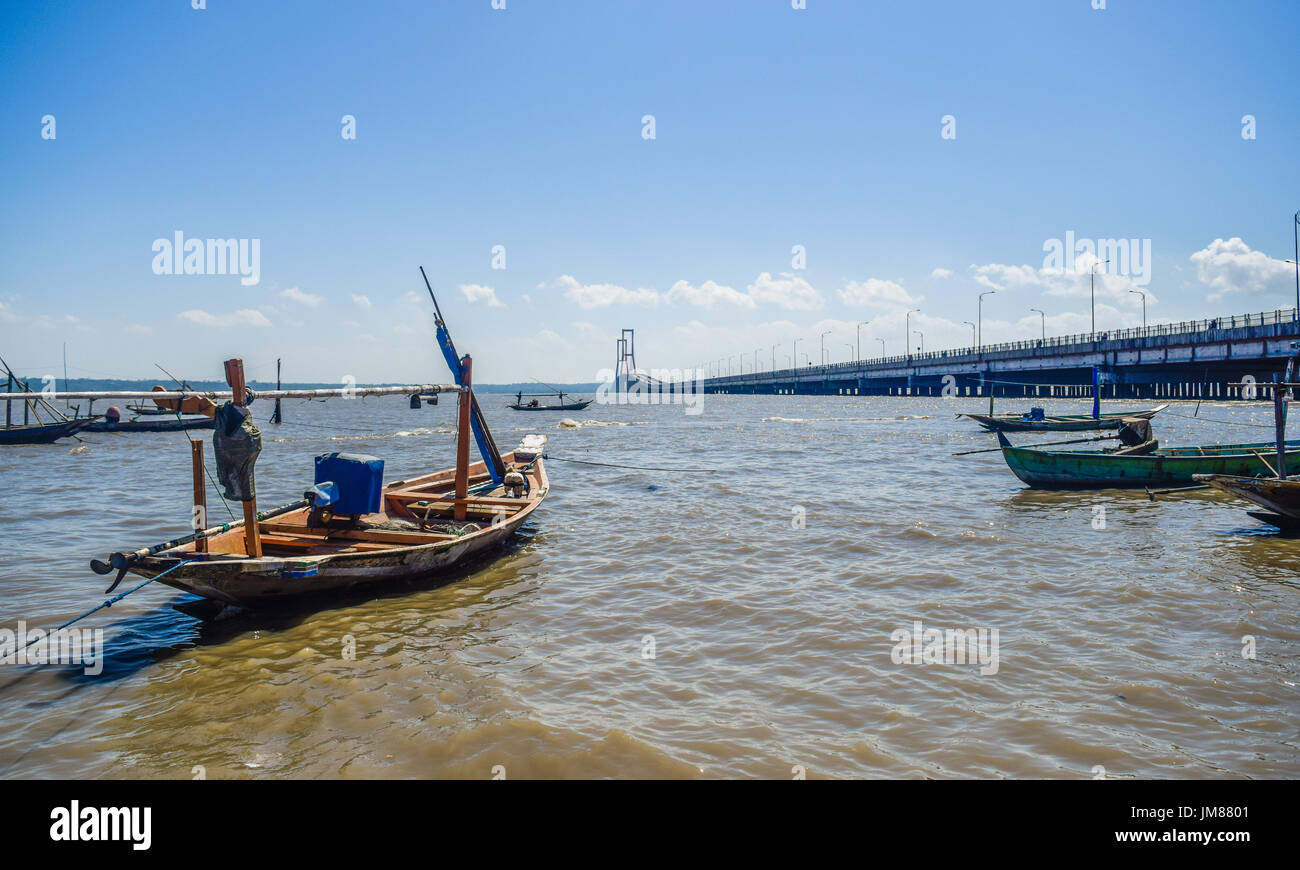 Suramadu Bridge, Indonesia. The longest bridge between 2 island ...