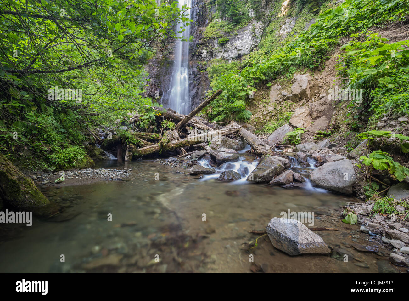 Maral Waterfall. Borcka, Macahel,Artvin,Turkey Stock Photo - Alamy