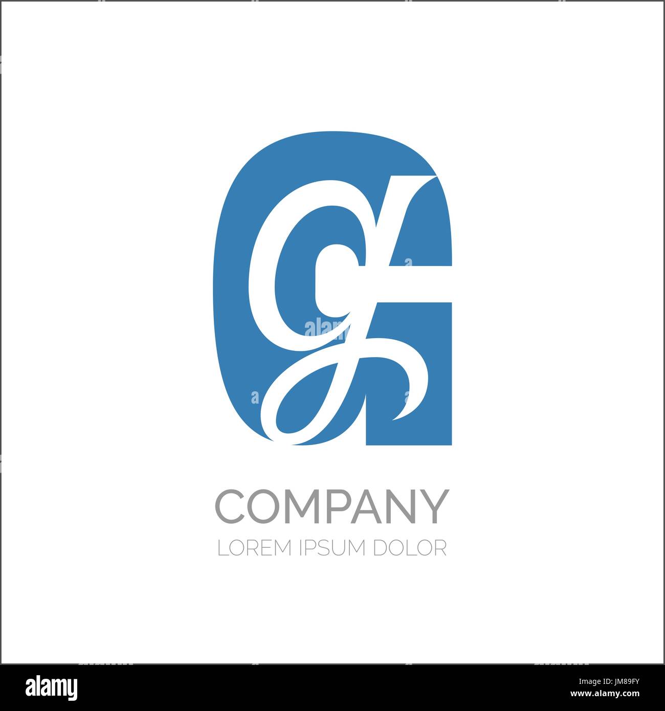 Creative G letter vector logo design. Vector sign. Character logotype ...