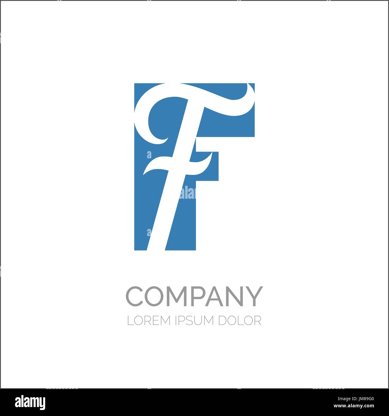 Creative F letter vector logo design. Vector sign. Character logotype ...