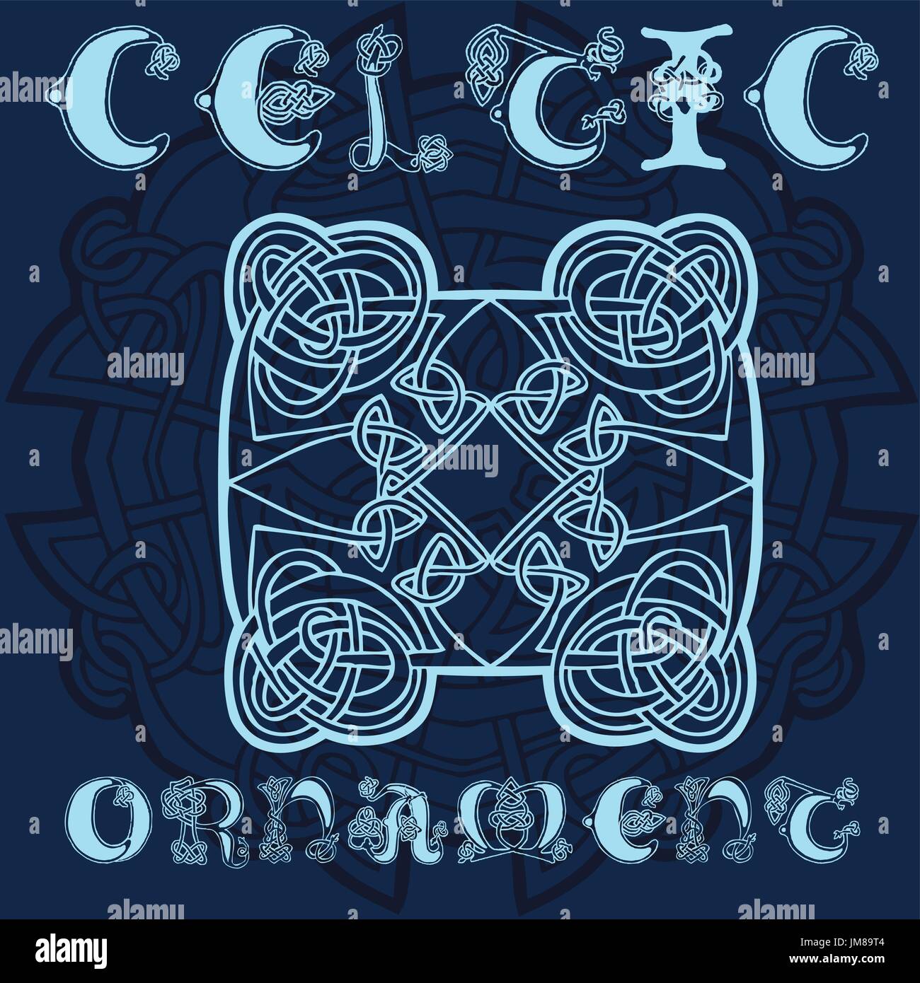 Celtic designs vector vectors hi-res stock photography and images - Alamy