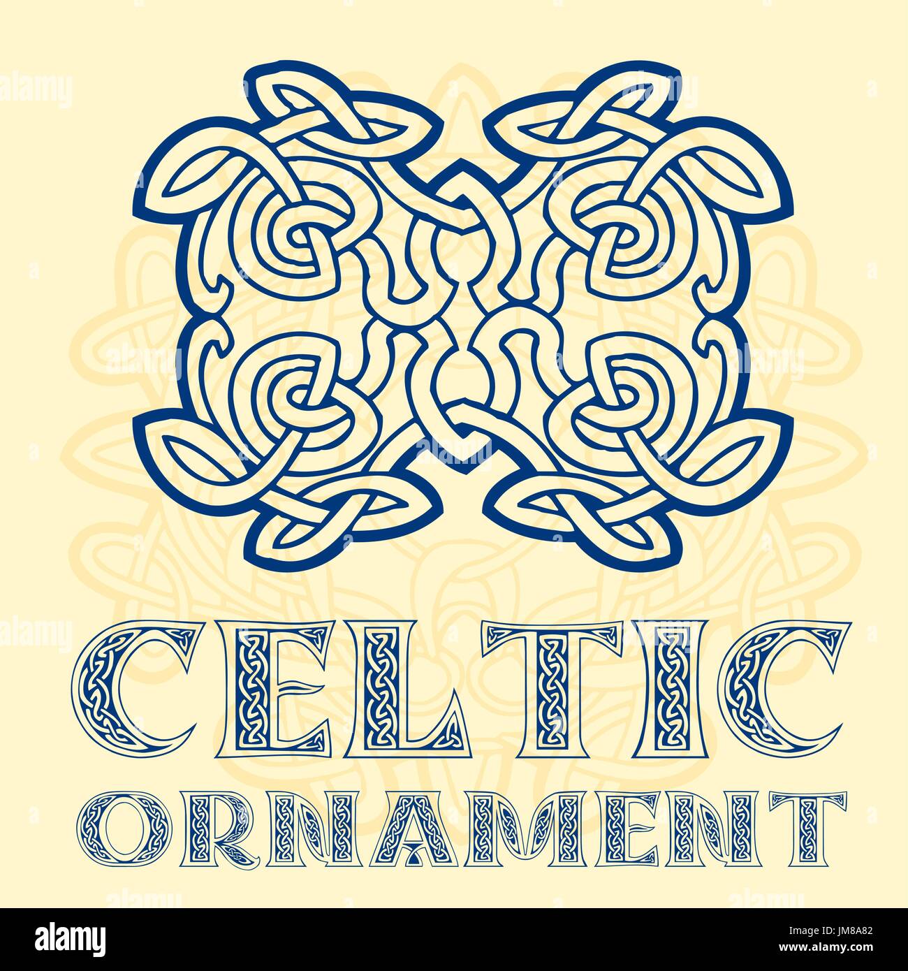 Celtic designs vector vectors hi-res stock photography and images - Alamy