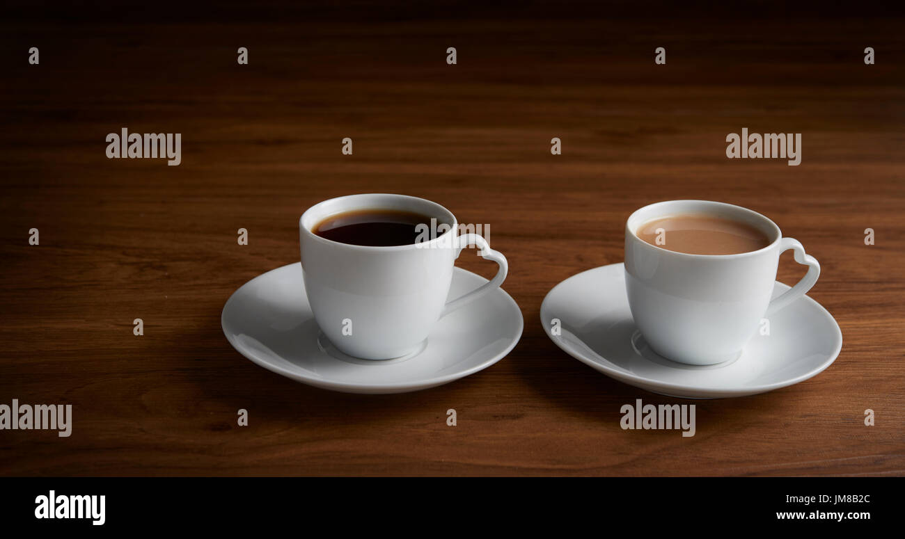 coffee and tea Stock Photo - Alamy