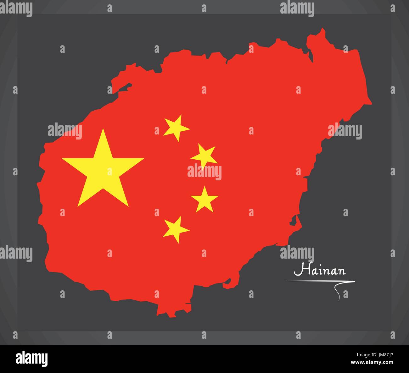 Hainan map hi-res stock photography and images - Alamy