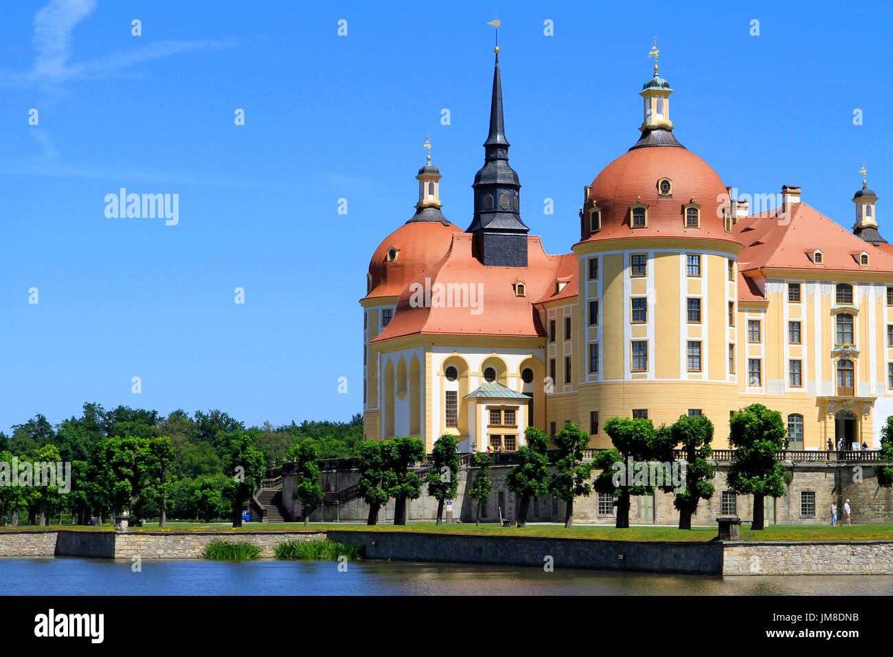 Schloss Moritzburg Castle near Dresden, Saxony, Germany, Europe Stock ...