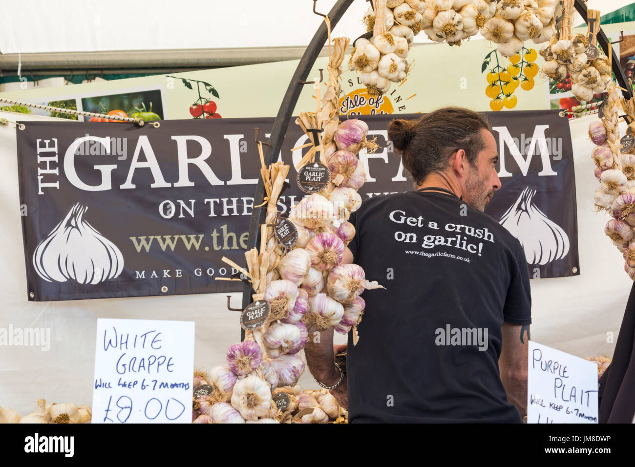 The Garlic Farm stall at the New Forest & Hampshire Country Show ...