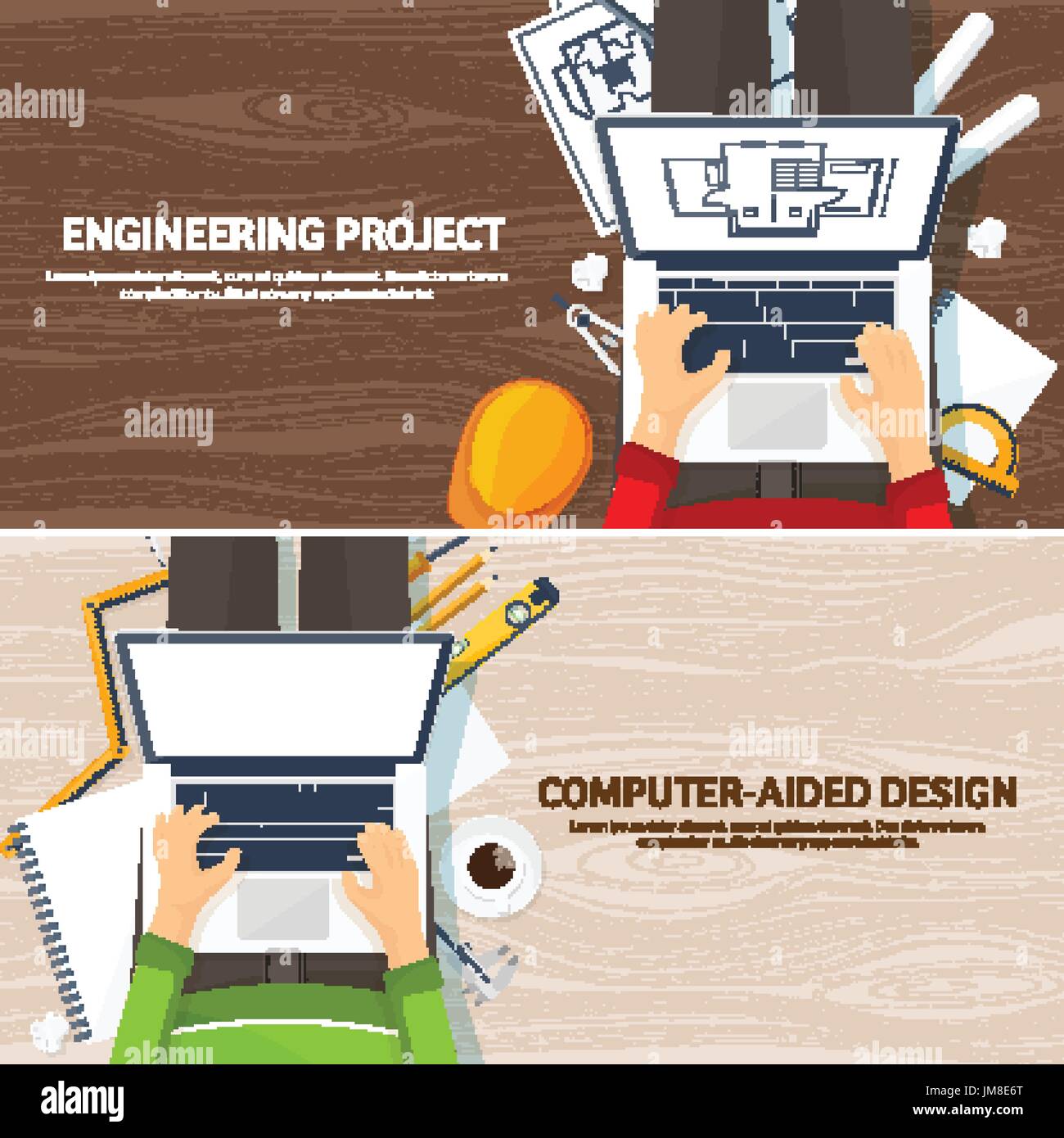 Vector illustration. Engineering and architecture. Drawing ...