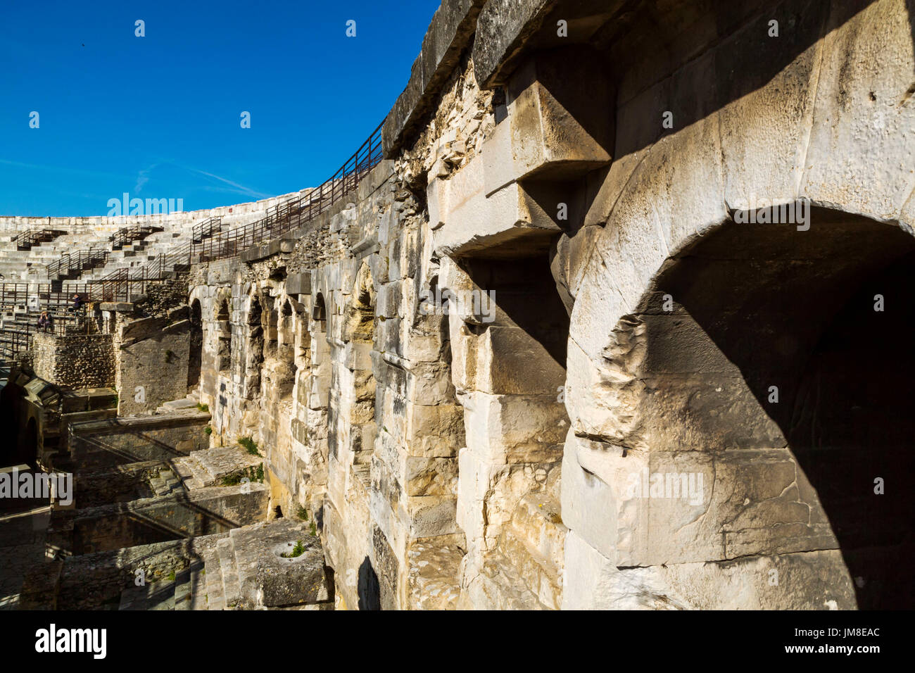 The roman arena, Nimes, Gard, Occitanie, France Stock Photo - Alamy