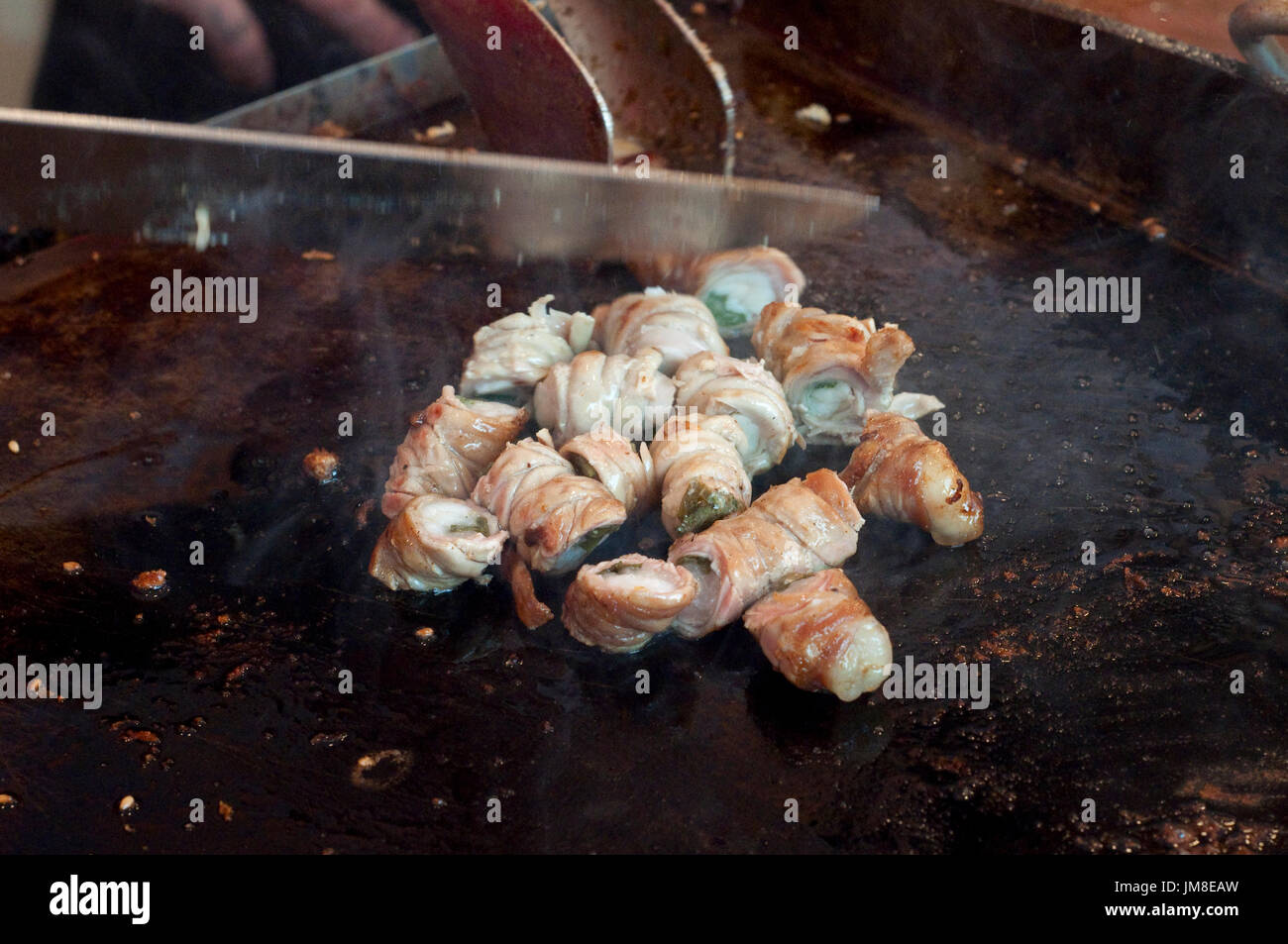 Italy, Sicily, Street Food, Stigghiole Stock Photo - Alamy