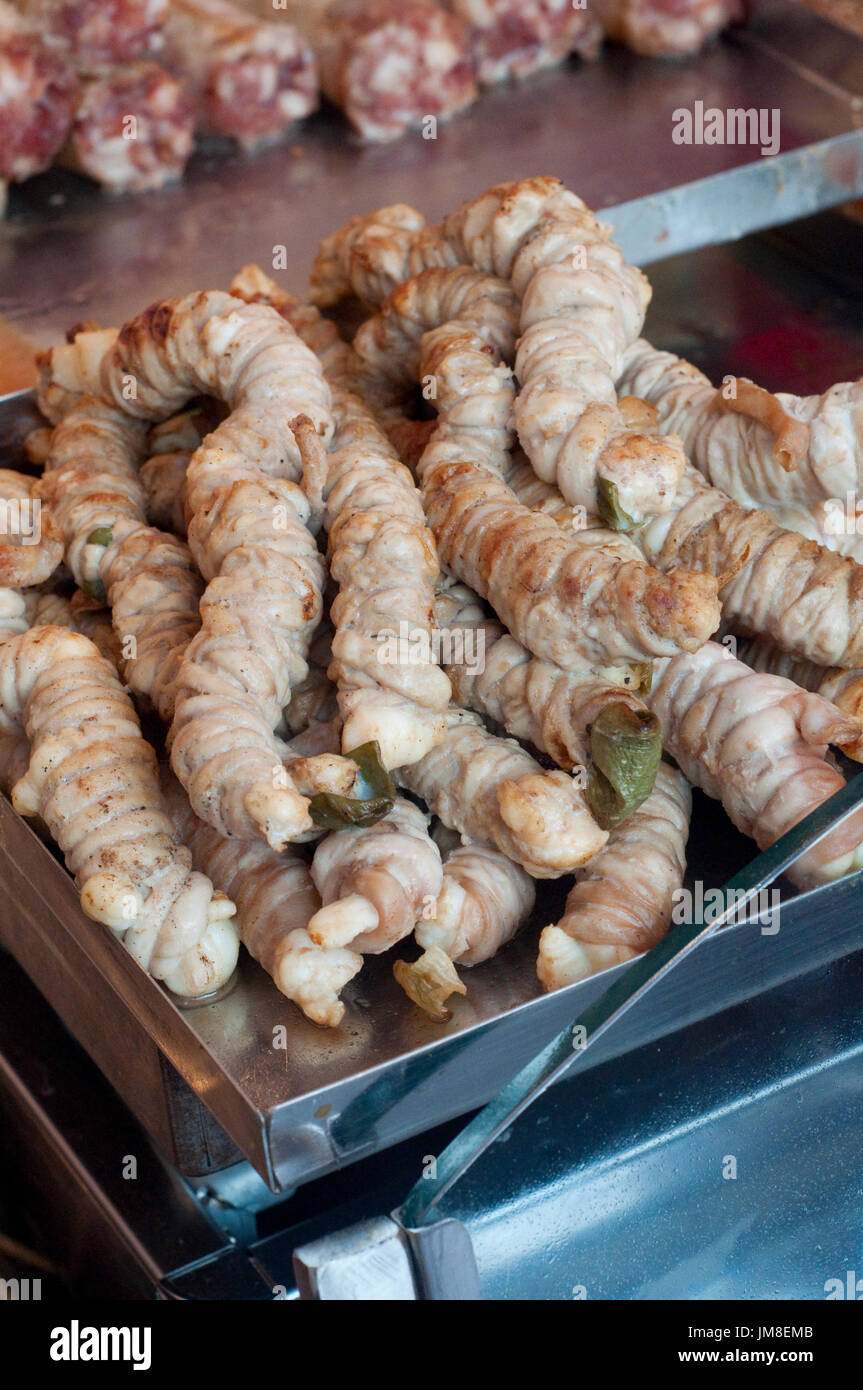Italy, Sicily, Street Food, Stigghiole Stock Photo - Alamy