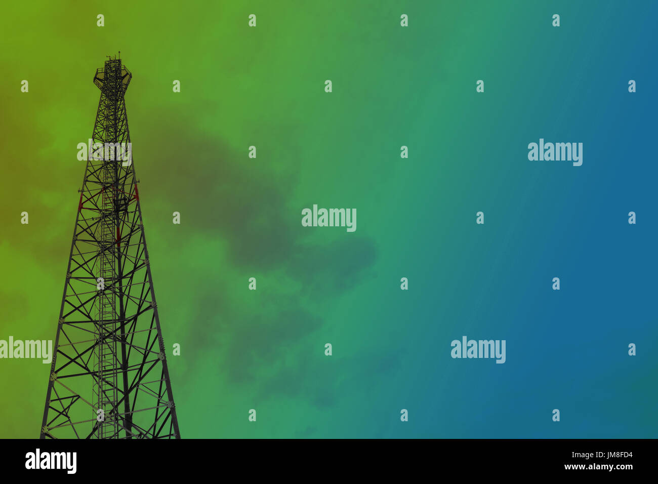 focus at radio masts tower,high tower for communication Stock Photo - Alamy