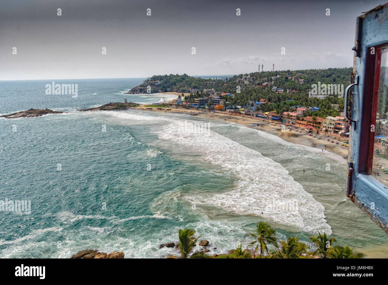 Kovalam beach lighthouse hi-res stock photography and images - Alamy
