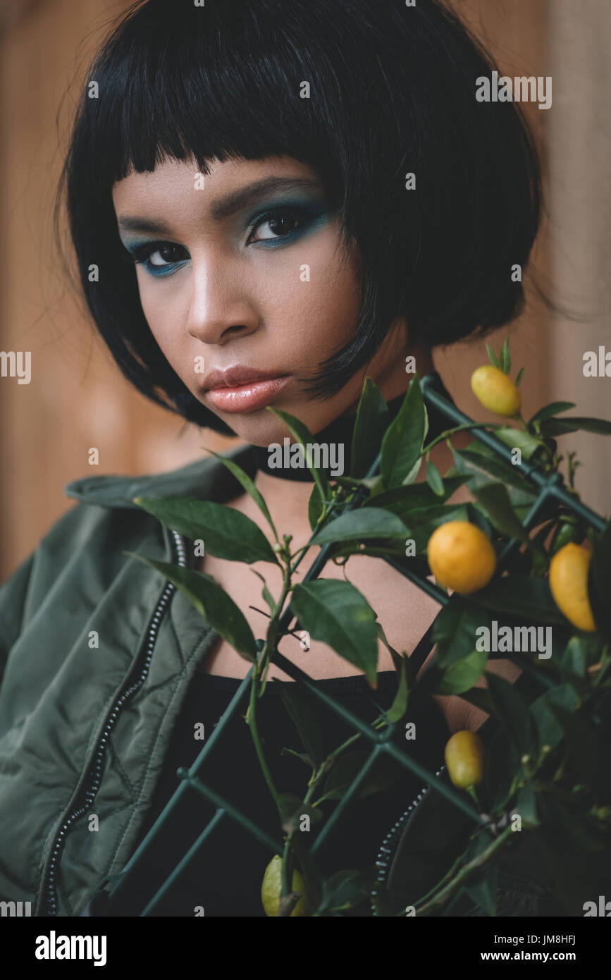 Woman lemon tree hi-res stock photography and images - Alamy