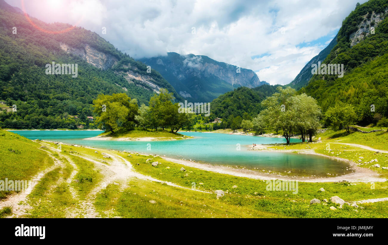 Lago di tenno hi-res stock photography and images - Alamy
