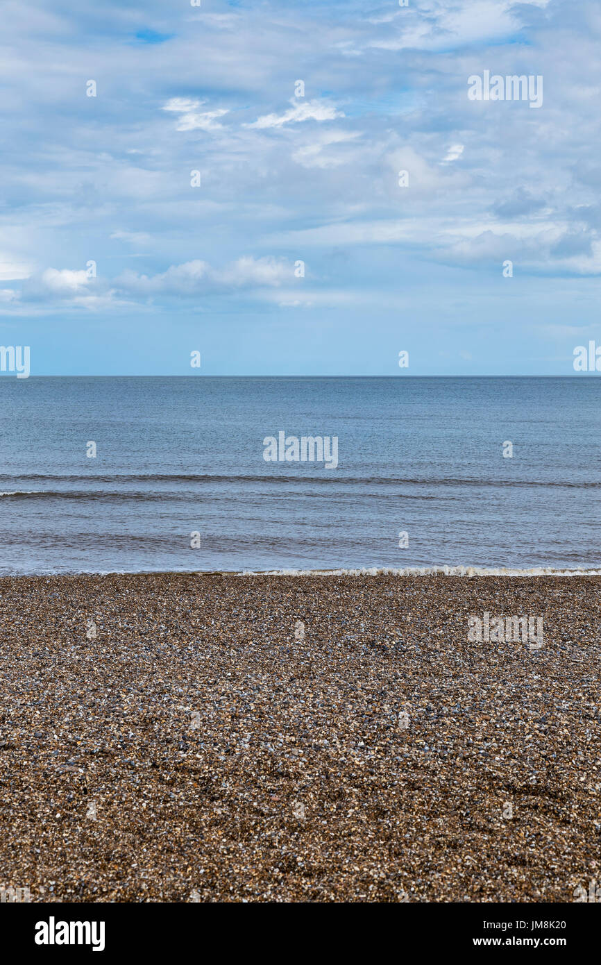 Sky, Sea and Shingle Stock Photo - Alamy