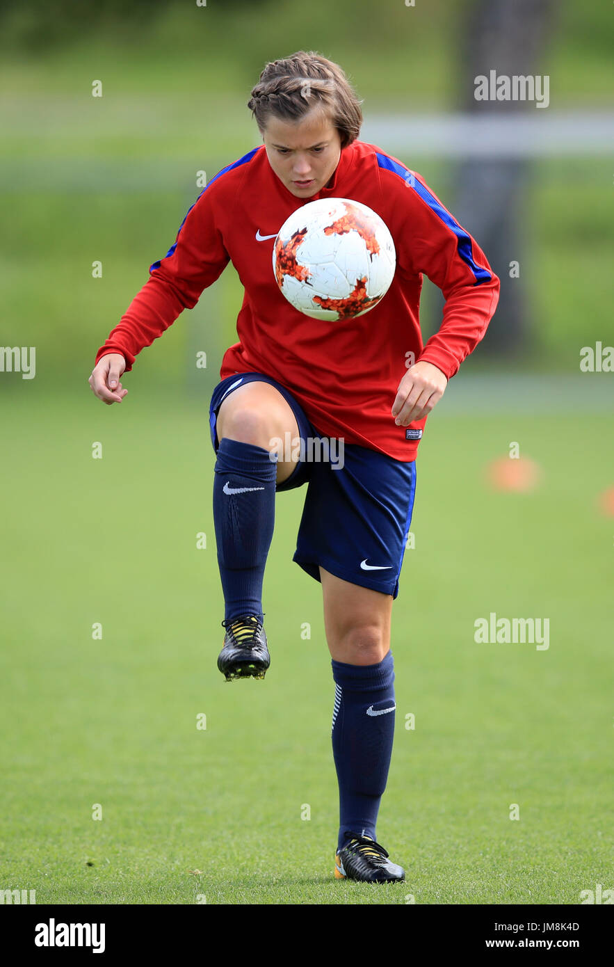England's Francesca Kirby during a training session at Sporting 70 ...