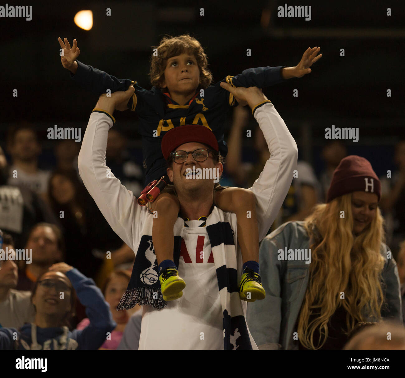 Tottenham hotspurs celebrate with the cup hi-res stock photography and ...