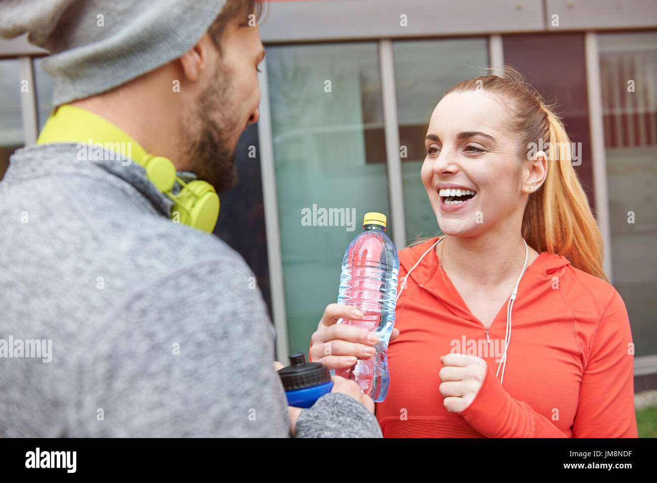 Back view running woman beautiful hi-res stock photography and images ...