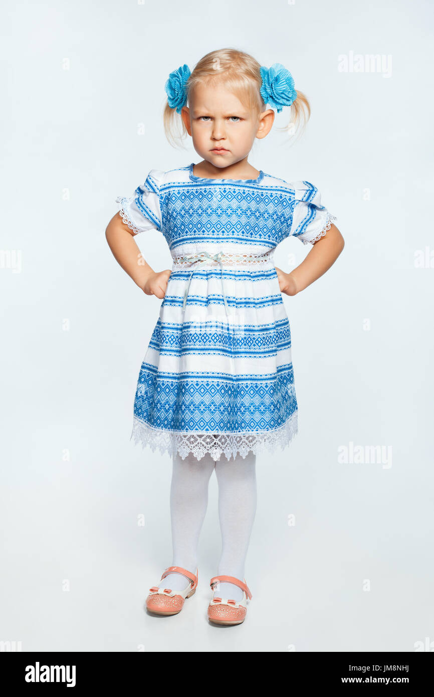 Scowl baby girl hi-res stock photography and images - Alamy