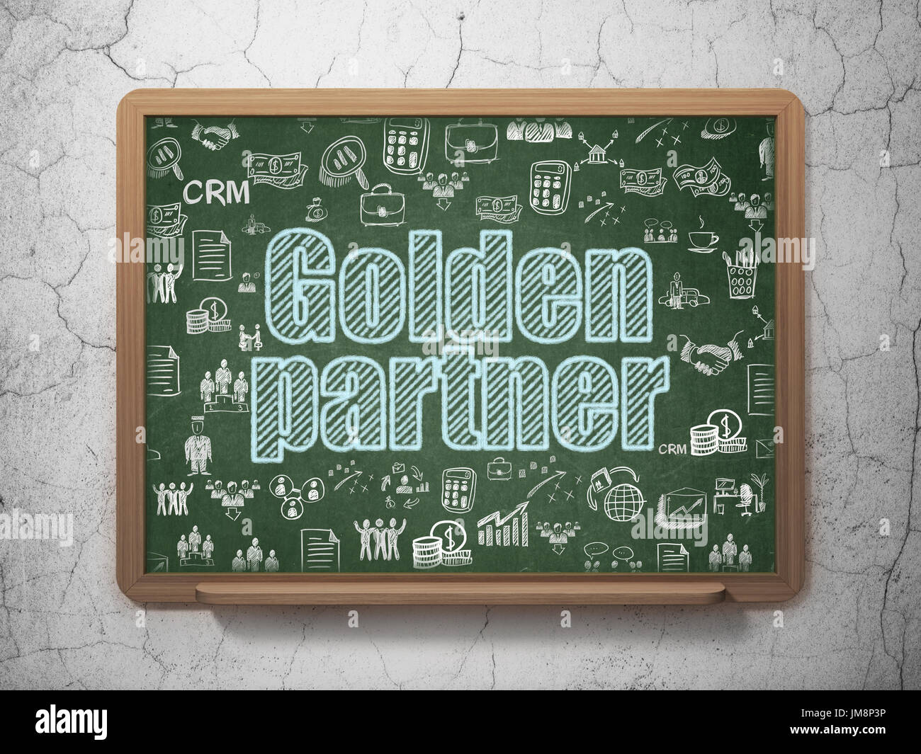 Finance concept golden partner hi-res stock photography and images - Alamy
