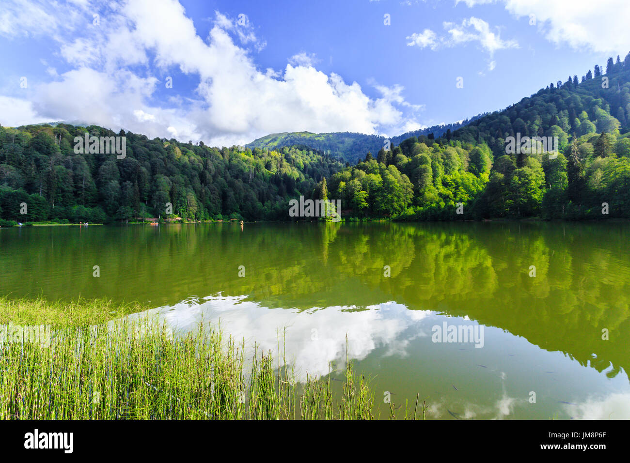 Landscape view of Karagol (Black lake) a popular destination for ...
