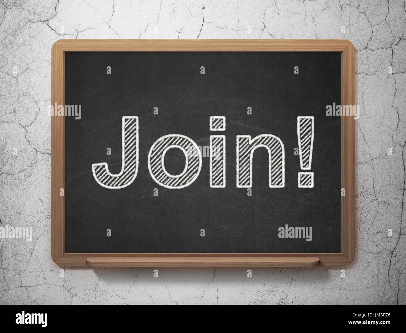 Business concept: Join! on chalkboard background Stock Photo - Alamy