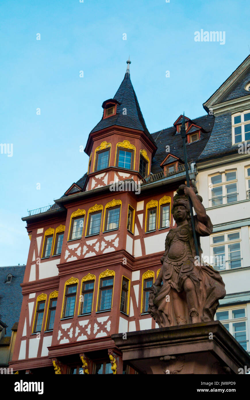 Römerberg facades, Römerberg square, Altstadt, old town, Frankfurt am ...