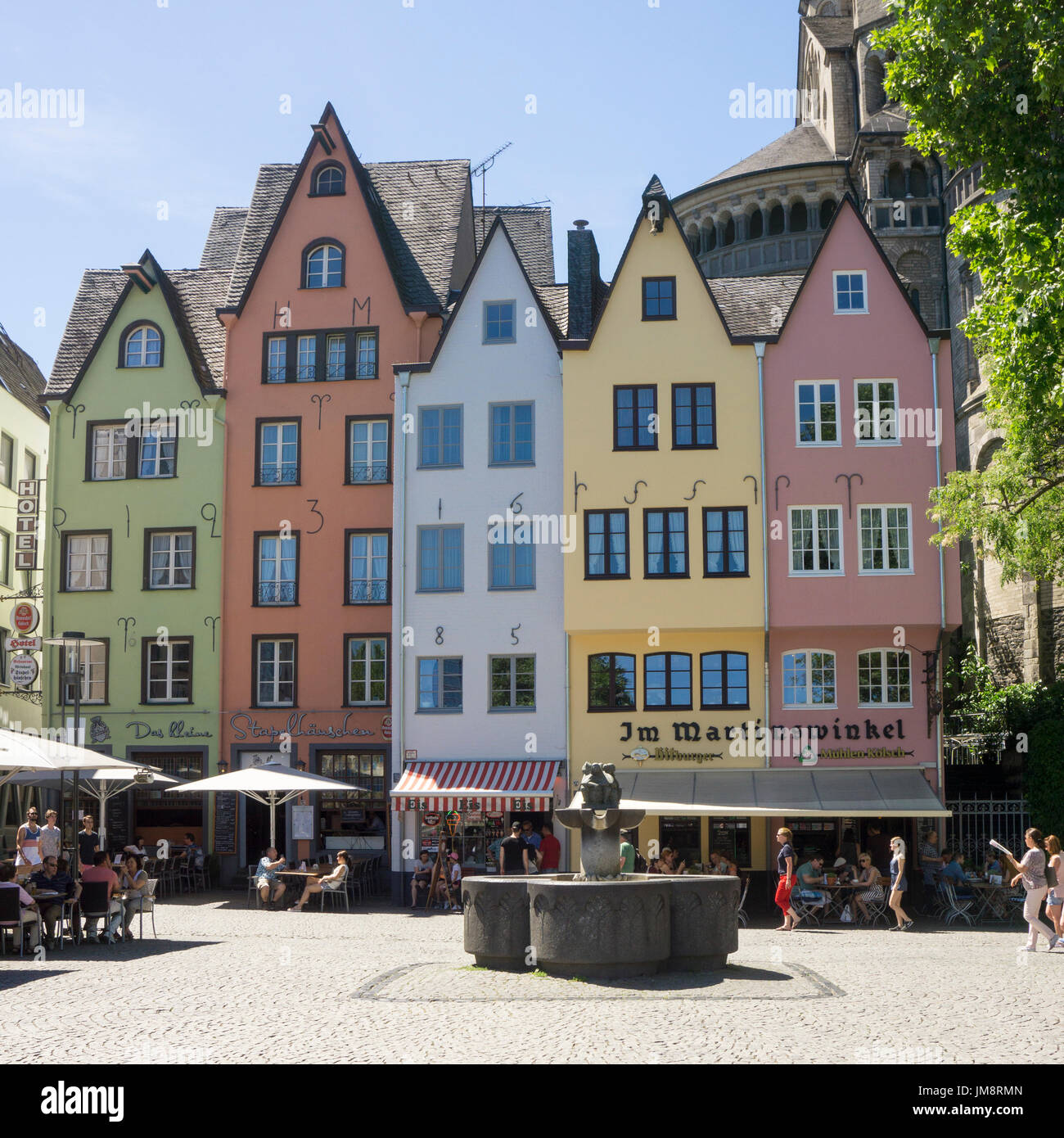 Cologne old town buildings hi-res stock photography and images - Alamy