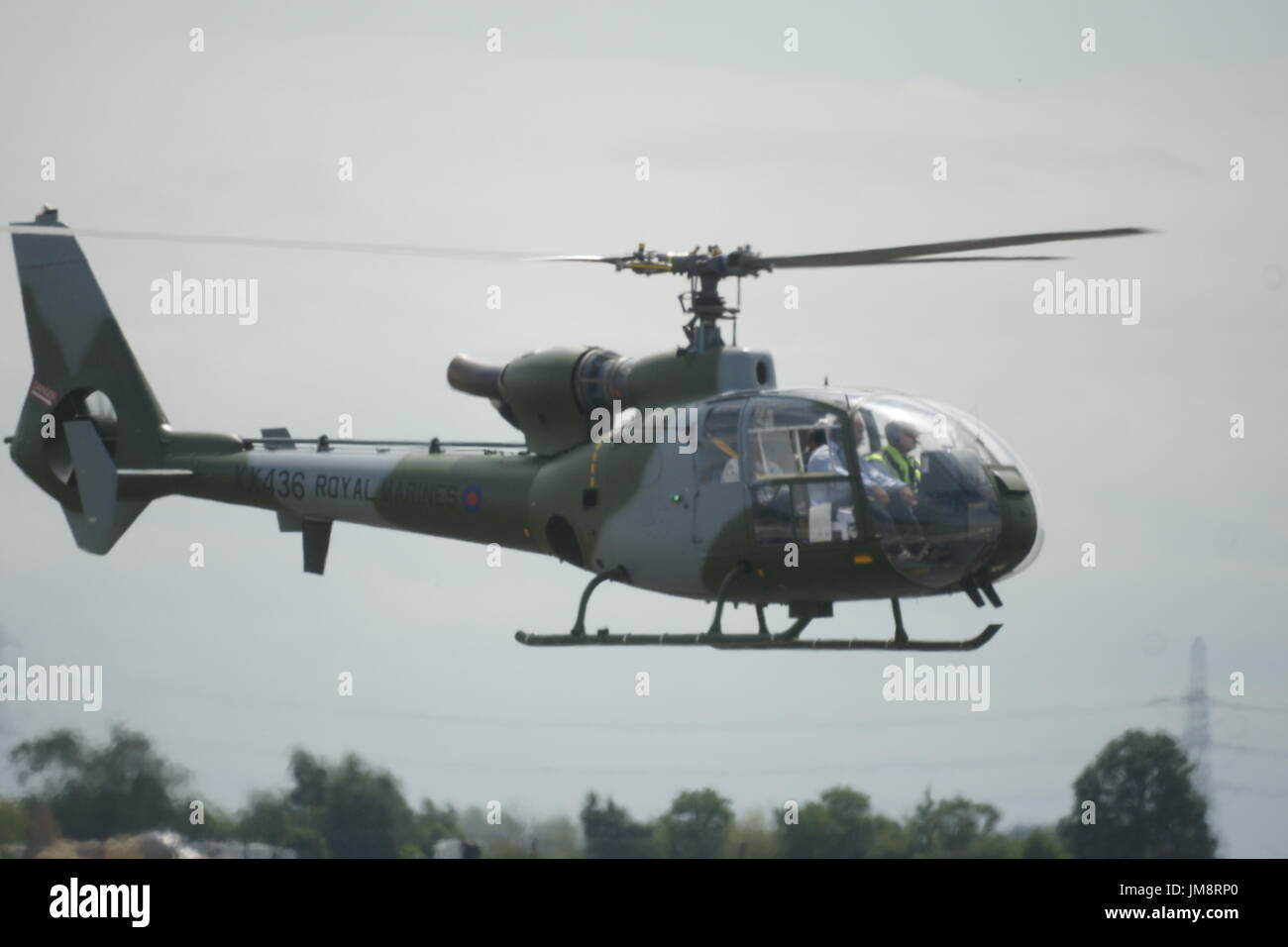 British army air corps gazelle helicopter hi-res stock photography and ...