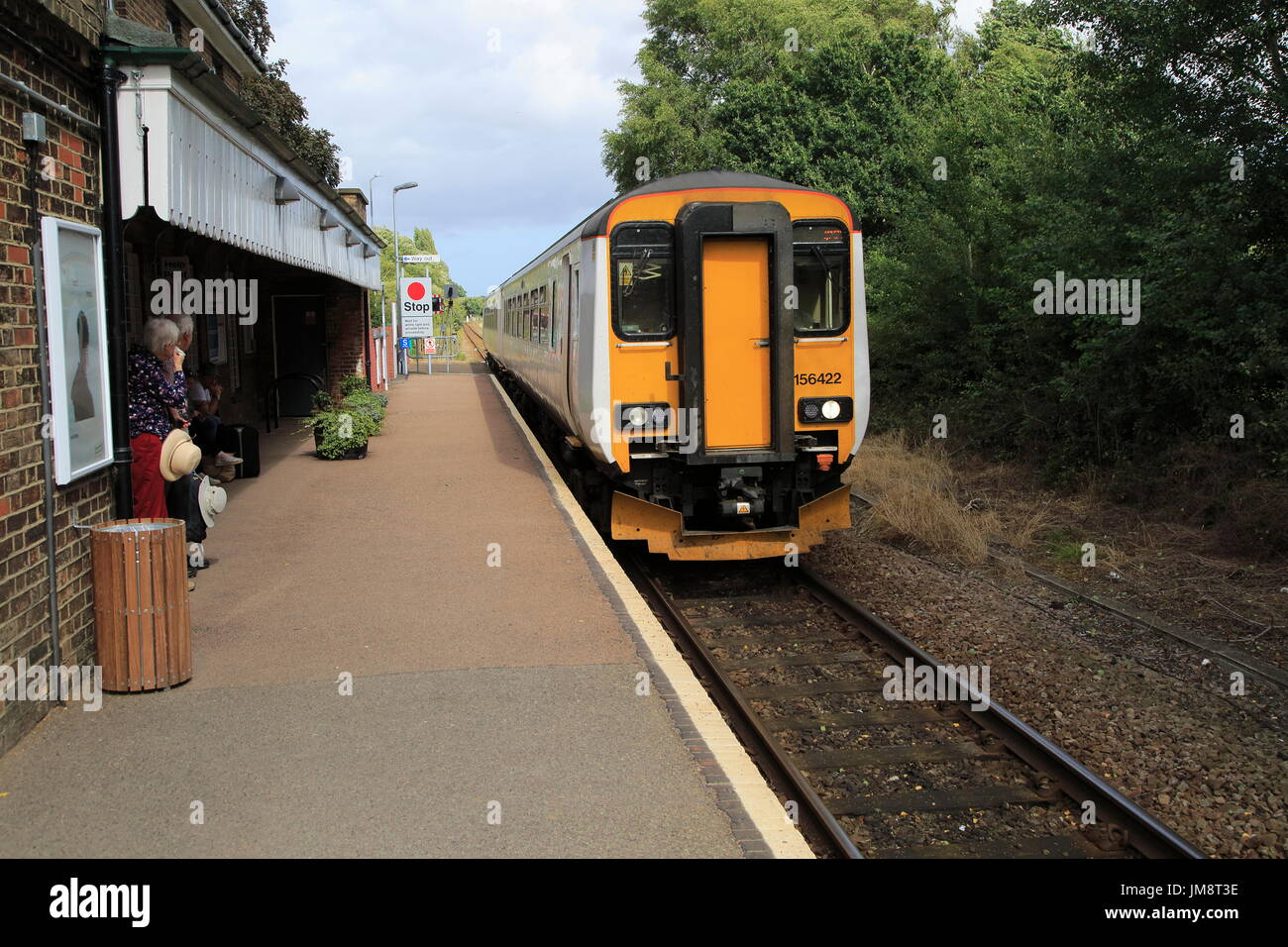 Class 156 Super Sprinter Diesel train, Abellio Greater Anglia, Melton ...