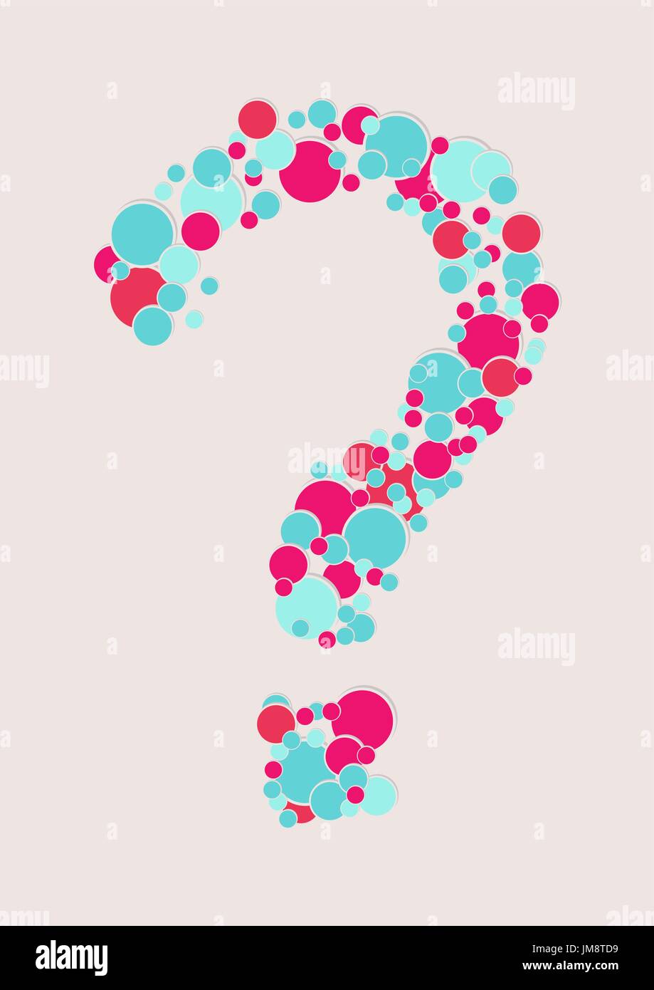 Question mark. the question mark of bubbles. 10eps Stock Vector Image ...