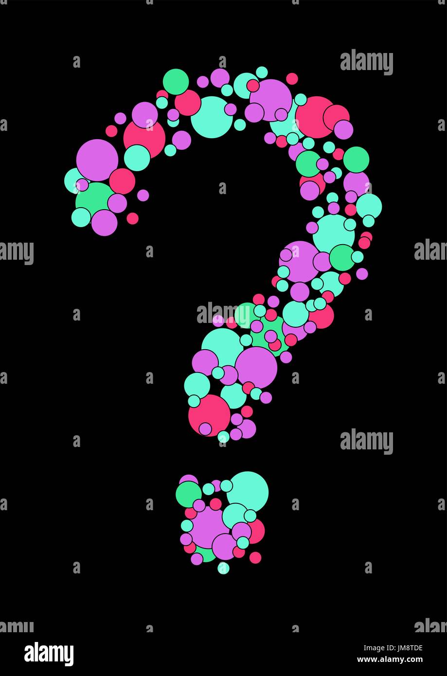 Question mark. the question mark of bubbles. 10eps Stock Vector Image ...