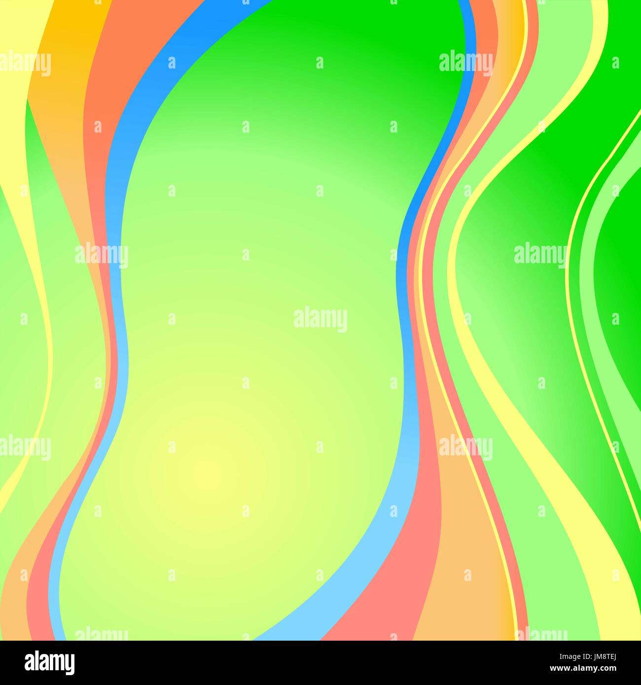 eps10 vector multicolor wave isolated on white background design Stock ...